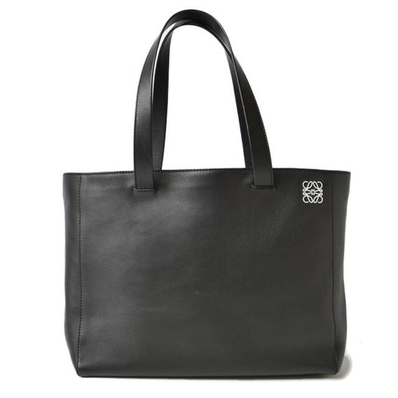 Loewe | Bags | Loewe East West Shopper Tote Bag Anagram Leather Black ...